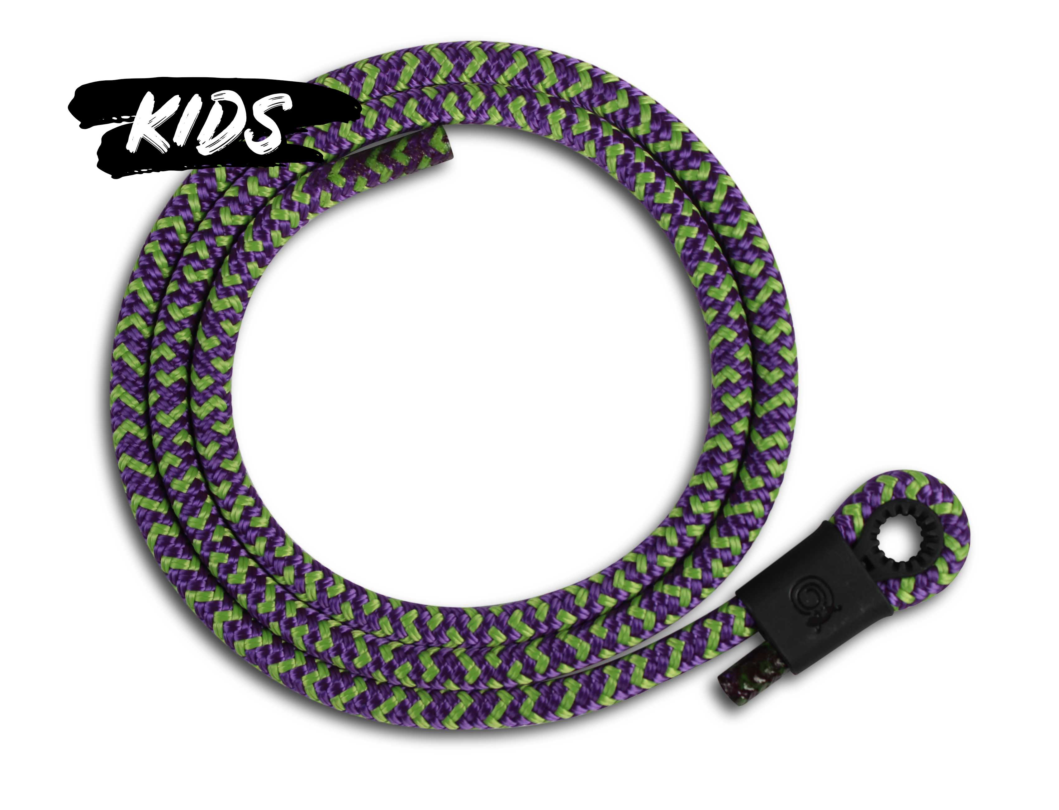 Kids' Purple and Green Rope Belt | Lizard Tail Belts